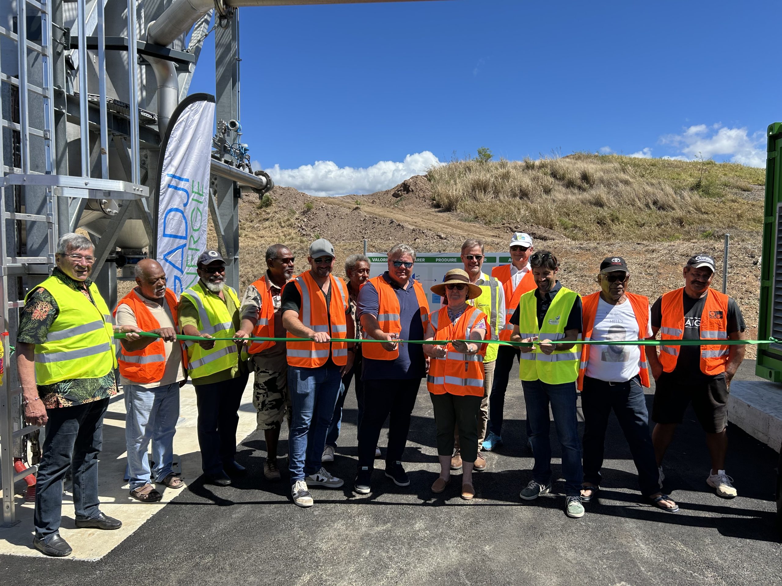 La première centrale biogaz de Nouvelle-Calédonie "Gadji Energie" a été ...